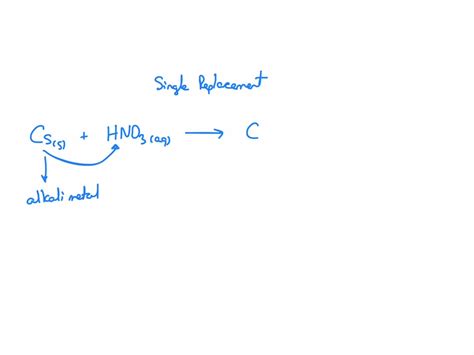 Solved 4 Predict The Following Reaction Product When Reacted With Hno3