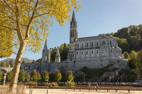 Sanctuary Of Our Lady In Lourdes France Famous Religious Centre Of