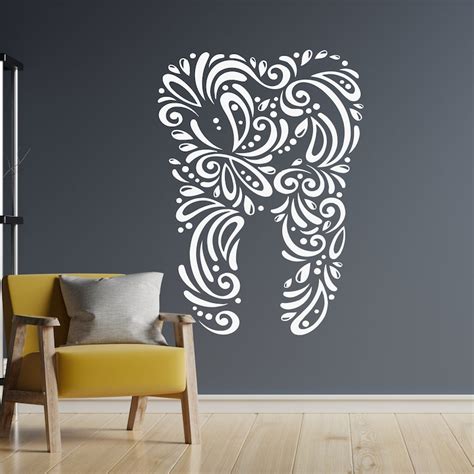 Tooth Decal Etsy