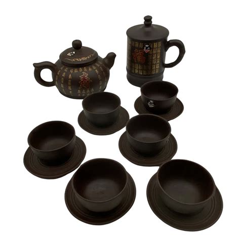 Chinese Yixing Clay Tea Set