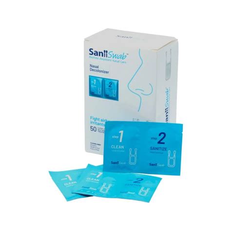 Saniiswab Nasal Decolonization Kit Halyard Products