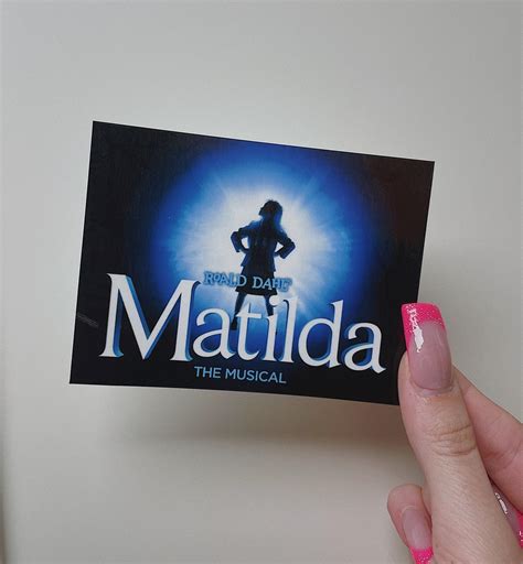 Matilda The Musical Vinyl Sticker Etsy