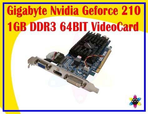 Gigabyte Nvidia Geforce 210 1gb Ddr3 64bit Graphics Card Used Lazada Ph