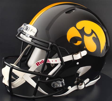 Iowa Hawkeyes Ncaa Riddell Speed Full Size Authentic Football Helmet Ebay
