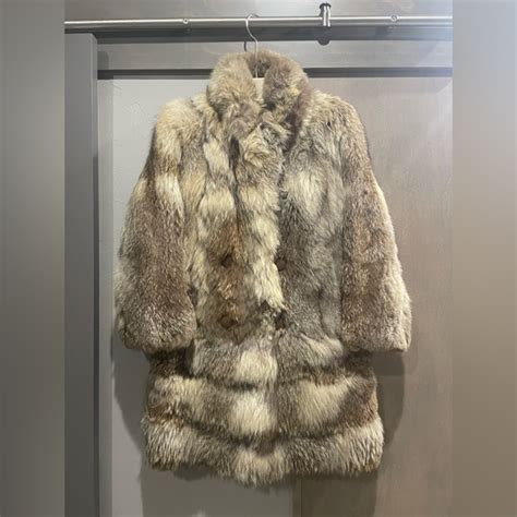 Jackets And Coats Authentic Coyote Fur Coatfully Restorednew Lining