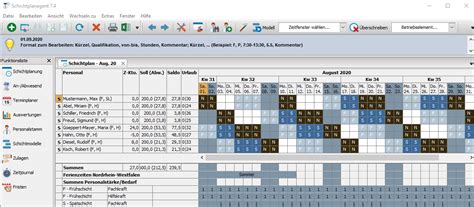 schichtmodell beispiele schichtplanmodelle solution research gmbh