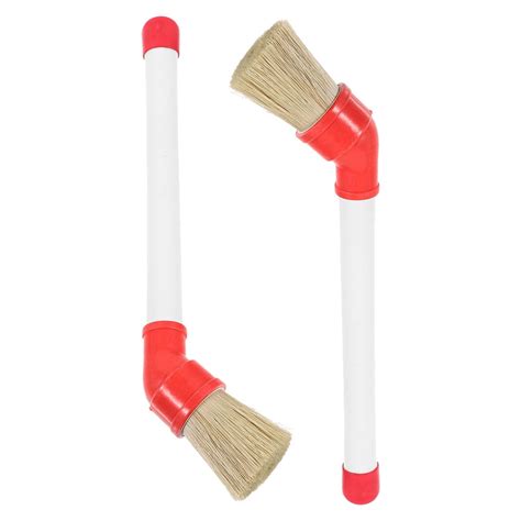 2 Pcs Automobile Tire Retreading Paste Shine Applicator Brush