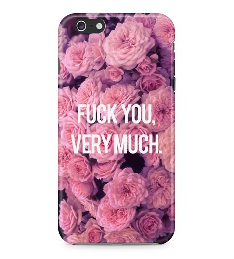 Fuck You Very Much Quote Roses Floral Tumblr Retro Rad