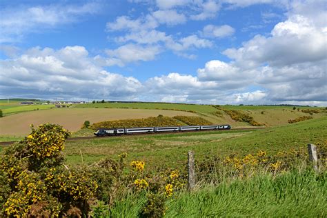 Class 43 182 Of Scot Between Stonehaven And Laurencekirk