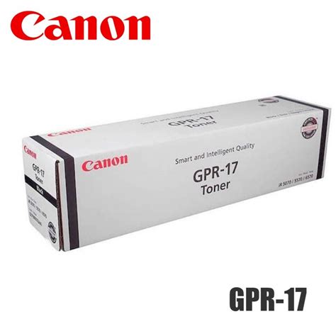 Toner Canon Gpr 17 Original Negro 17 Ir5570 Ir6570 45000 Pag