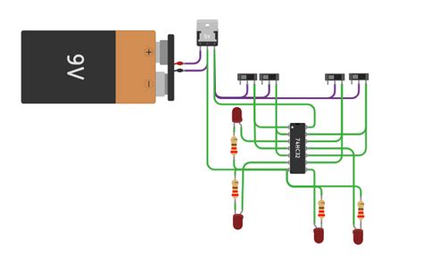 Circuit Design Ic Testeror Gate Ic 7432shashank M Gowda Tinkercad