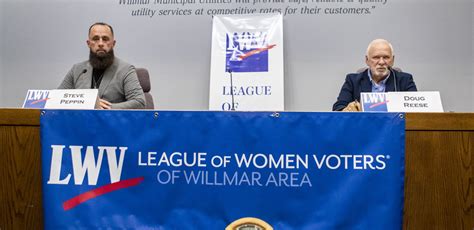 Steve Peppin Doug Reese Make Their Case To Be Willmars Next Mayor West Central Tribune
