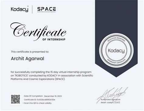 Archit Agarwal On Linkedin Roboticsinternship