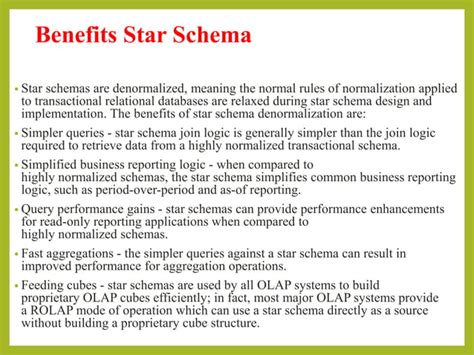Schemas For Multidimensional Databases Pptx Databases Computer