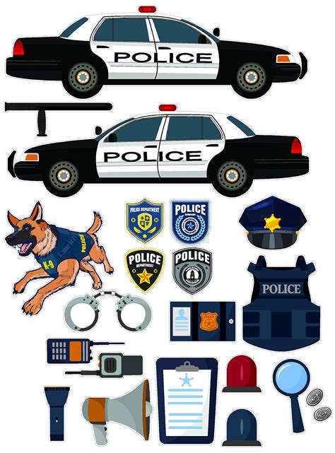 Police Car Stickers