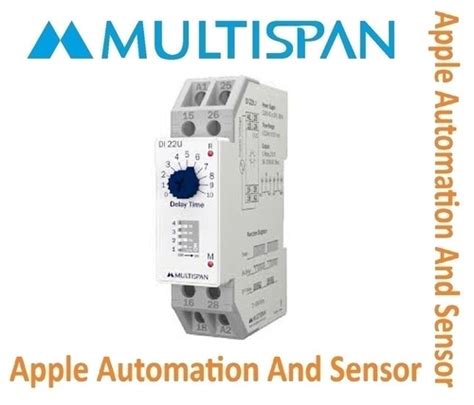 Di 22u On Off Delay Timer Multispan Din Rail Display Timer Analog