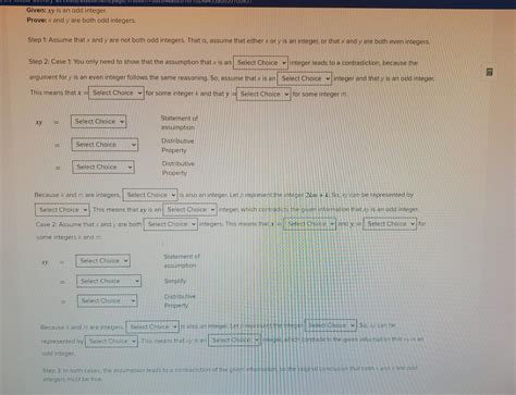 Solved Given Xy Is An Odd Integer Prove X And Y Are Both Chegg