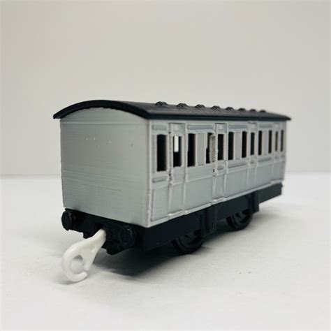 Custom Made Silver Passenger Coach Trains Works On Trackmaster And Tomy