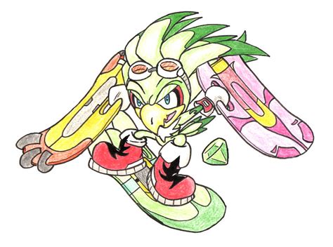 Sonic Chronicles 2 Jet The Hawk By Rolling Cube On Deviantart