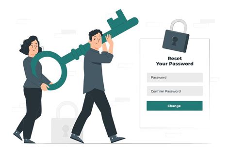 Reset Password Customizable Semi Flat Illustrations Pana Style Flat