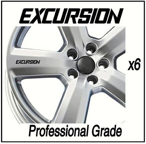 Ford Excursion Car Wheel Decals