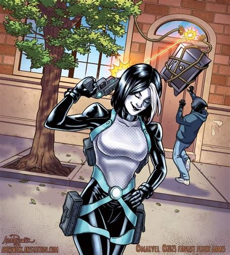 Pin By David Universo X Men On Domino Neena Thurman X Men Domino