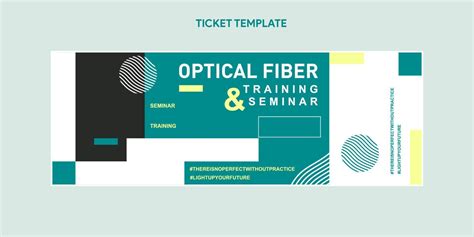 Template Ticket Event Flat Simple 16670920 Vector Art At Vecteezy
