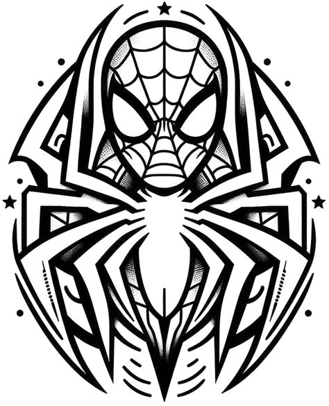 Spider Man Logo Coloring Pages