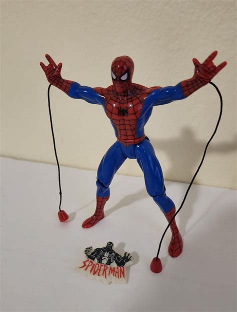 1994 Toy Biz Spider Man Web Racer Spider Man Action Figure Marvel