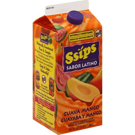 Ssips Flavored Drink Guava Mango Northgate Market