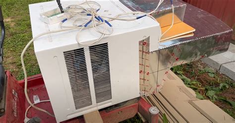 turning a window air conditioning unit into whole house ac hackaday