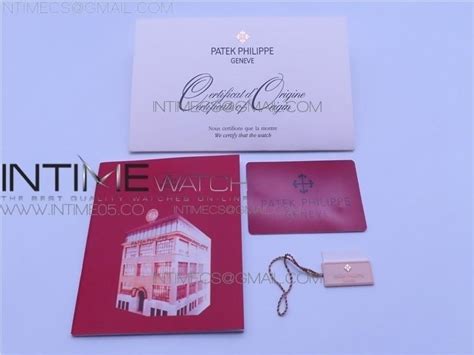 Patek Philippe Box Set Intimewatch