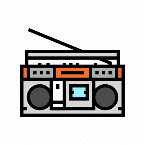 Cassette Stereo Boombox Player Retro Gadget Icon Download On