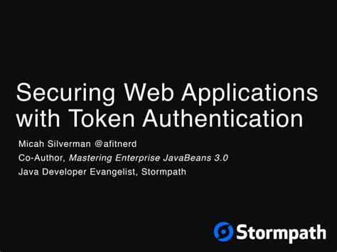 Securing Web Applications With Token Authentication Pdf