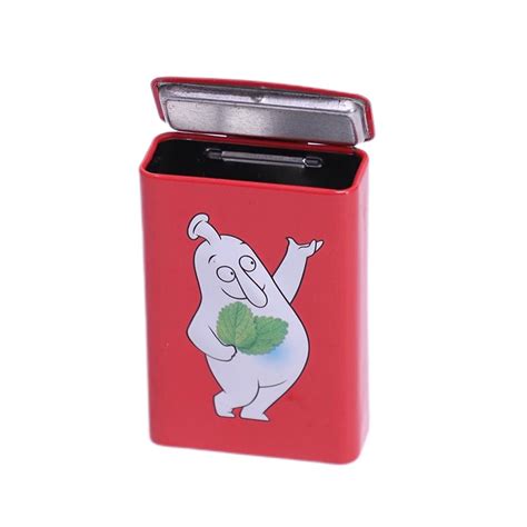 Custom Small Hinged Tin Box For Candy Chew Gum Metal Packaging