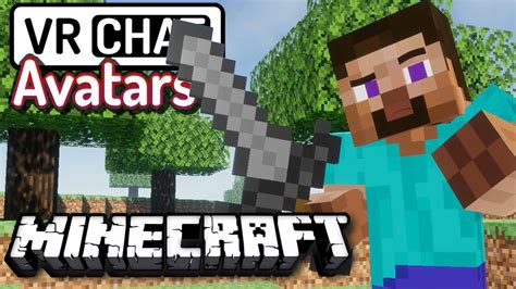 Steve Avatar Minecraft Vrchat Youtube