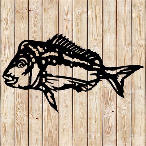 Snapper Fish Vector Cutting File