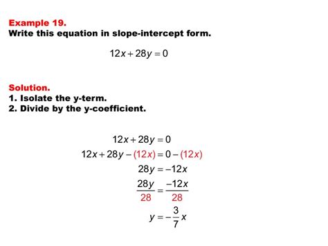 Illustrated Math Dictionary Linear Functions Example Set 9 Media4math