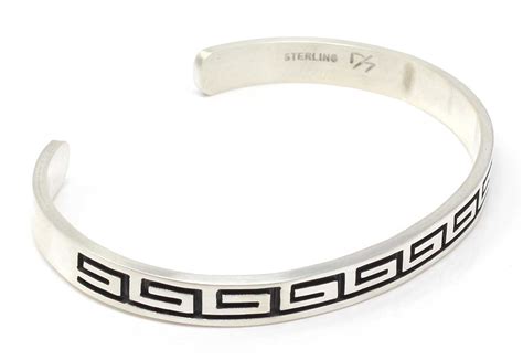 Hopi Sterling Silver Clouds Bracelet Indian Traders L7 Enterprises