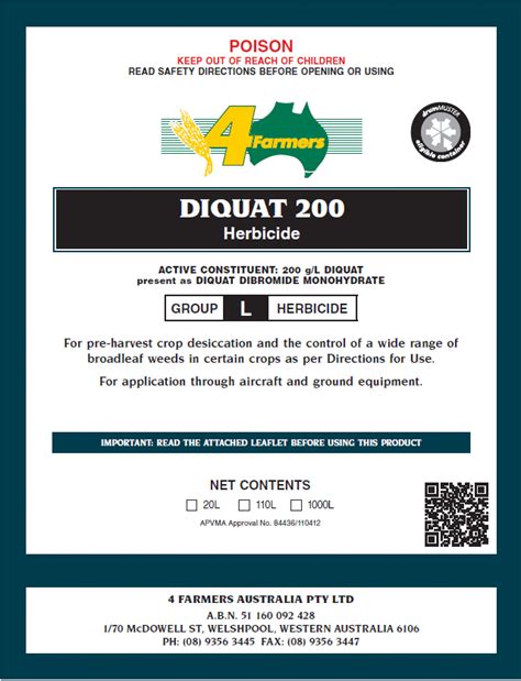 Diquat 200 4farmers