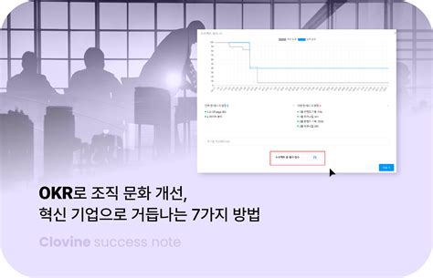 Okr 조직 문화 혁신 기업으로 거듭나는 7가지 방법