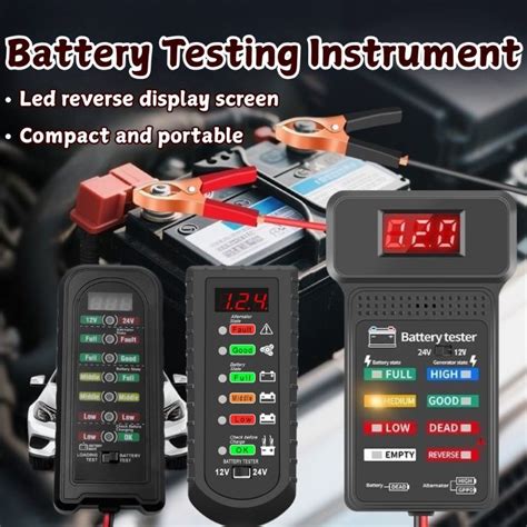 12v24v Digital Battery Tester Battery System Detect Auto Battery