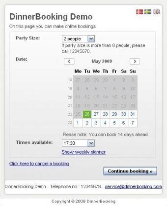 Dinnerbooking 0 1 Download Free Trial Dinnerbooking Exe