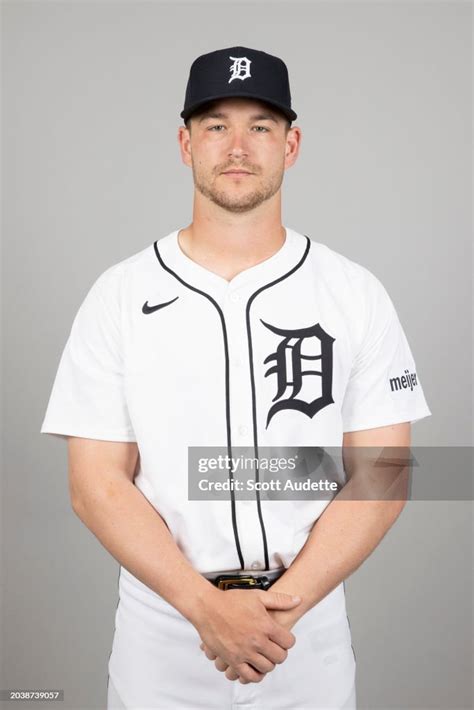 Dillon Dingler Of The Detroit Tigers Poses For A Photo During The