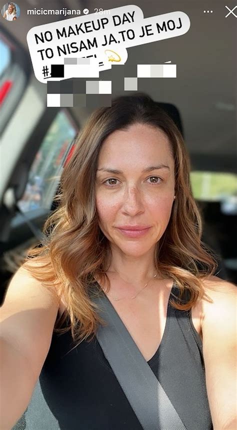 Isplivala Fotka Marijane Mićić Bez šminke