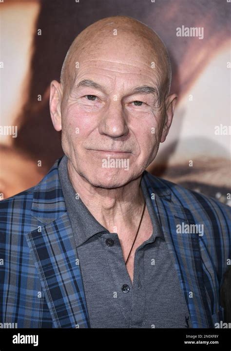 Patrick Stewart Arrives At The Premiere Of The Danish Girl At Regency