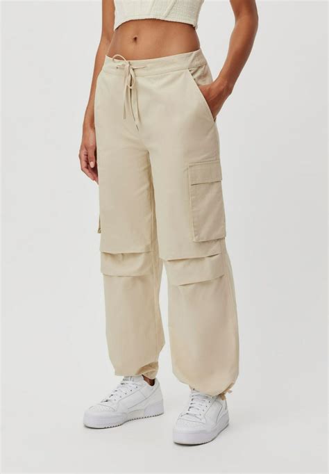 Leger By Lena Gercke Kayleen Cargohose Beige Zalandoat