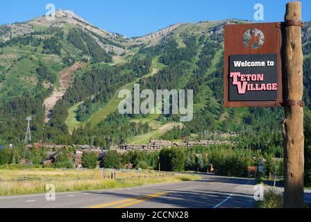 Teton Village Wy 2 Aug 2020 View Of The Four Seasons Resort Hotel In
