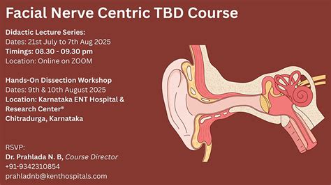 Facial Nerve Centric Temporal Bone Dissection Course 2025 Karnataka Ent Hospital