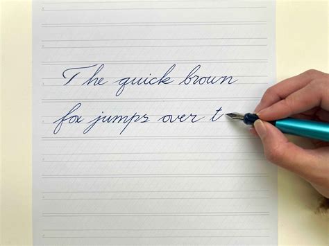 Fountain Pen Writing Styles The Fountain Pen Becomes Mightier Than